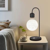 China Magnetic Levitating Moon Lamp Zero Gravity Floating Desk Toys For Decoration Gifts for sale