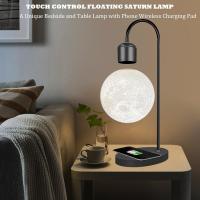 China Magnetic Levitating Moon Lamp Zero Gravity Floating Desk Toys For Decoration Gifts for sale
