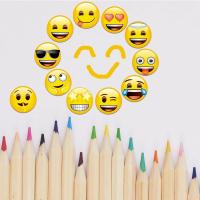 China 54Pcs Cute Emoji Decorative Magnets For Refrigerator Whiteboard Magnets for sale