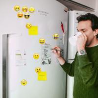 China 54Pcs Cute Emoji Decorative Magnets For Refrigerator Whiteboard Magnets for sale