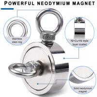 China OEM/ODM N38-N52 Neodymium Retrieving Magnet Super Strong Pulling Force for sale