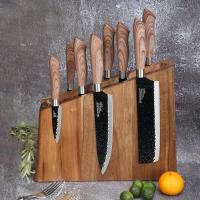 China ISO  Rust Resistant Wooden Magnetic Knife Rack With Strong Enhanced Magnets for sale