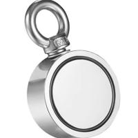 China Round Countersunk Hole N52 Fishing Magnet powerful fishing magnets for sale