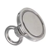 China Customized Super Strong Fishing Magnets Neodymium Nickel Plating for sale