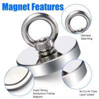 China Permanent Rare Earth Fishing Magnets Fishing Neodymium Magnets Customizable for sale