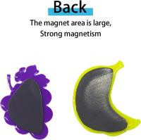 China Waterproof Decorative Magnets PVC Fridge Magnet Stickers With Cute Fruit Design for sale