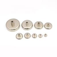 China Strong Permanent Rare Earth Neodymium Magnet Pot With Internal Thread for sale