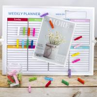 China 30Pcs Multicolored Personalized Magnetic Clips For Whiteboard Teaching Office Fridge for sale