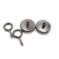 China Neodymium Hook Magnets / Magnetic Hook N38-N52 For Office Round Shape for sale
