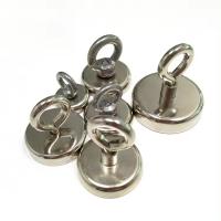 China Neodymium Hook Magnets / Magnetic Hook N38-N52 For Office Round Shape for sale