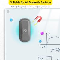 China OEM/ODM Magnetic Dry Eraser With 3 Built-In Magnets Magnetic Whiteboard Eraser for sale