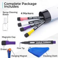 China Small Magnetic Dry Erase Blackboard With 5 Pens For Fridge FDA Approved for sale