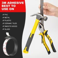 China Flexible Neodymium Magnet Tape Strips Roll With Strong 3M Adhesive Backing For Wall DIY for sale