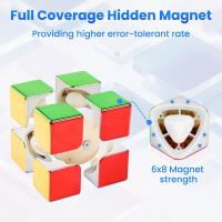 China ABS Plastic Mini Magnetic Rubik'S Cube Mirror Reflective 2x2 Speed Cube Magnetic for sale