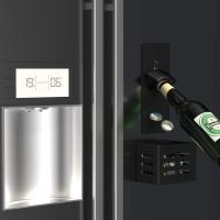 China ISO CE Certified Wall Mounted Magnetic Bottle Opener Bottle Cap Magnet Catcher for sale