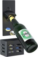 China ISO CE Certified Wall Mounted Magnetic Bottle Opener Bottle Cap Magnet Catcher for sale