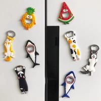 China High Durability Magnetic Bottle Opener For Fridge With Animal Images for sale