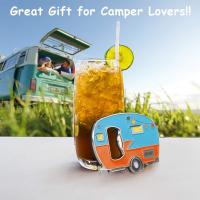 China Durable Custom Magnet Bottle Opener With Fridge Magnets Sticker For Camper Lovers for sale