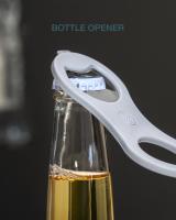 China FDA  2 In 1 Magnetic Beer Bottle Opener For Refrigerator And RV With Cap Catcher for sale