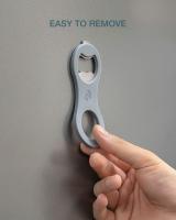 China FDA  2 In 1 Magnetic Beer Bottle Opener For Refrigerator And RV With Cap Catcher for sale
