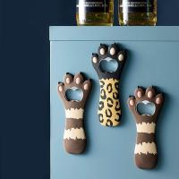 China Cute Cat Paw Beer Bottle Opener Fridge Magnet For Coke Bartender Kitchen Barware for sale