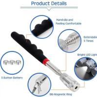 China Telescopic Magnetic Pen with Light Mini Portable Magnet Pick up Tool for sale