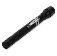 China Pick up Tool 3 LED Flexible Inspection Telescopic Aluminum Flashlight with Magnet for sale