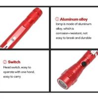 China Telescopic Magnetic Pick up Tool Super Brigh LED Flashlight Magnet Torch Tools for sale