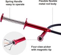 China Flexible Magnetic Pick-up Tool, 24-Inch Four-Jaw Pick-up Tool for sale