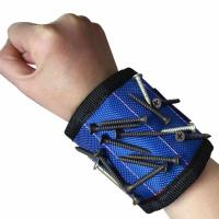 China Magnetic Adjustable Wriststrap with Strong Magnets for Absorbing Screw and Drill Bits for sale