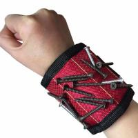 China Magnetic Adjustable Wriststrap with Strong Magnets for Absorbing Screw and Drill Bits for sale