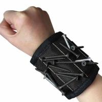 China Magnetic Adjustable Wriststrap with Strong Magnets for Absorbing Screw and Drill Bits for sale