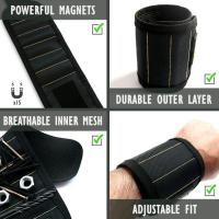 China Magnetic Wristband with Strong Magnets for Holding Screws for sale