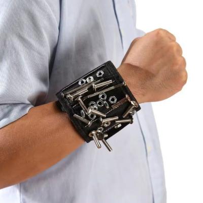 China Nylon Magnet Wristband for Holding Tools Customized Toughbuilt Strong Magnetic Wristband for sale