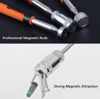 China Long Reach Magnetic Telescopic Pick Up Tool With LED Light And Strong Magnet Customized for sale