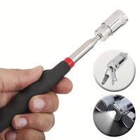 China Metal Retractable Telescopic Magnetic Pickup with Light Auto Repair Tool for sale