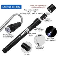 China Magnetic Pen Mini Portable Magnet Pick up Tool with LED Light for sale