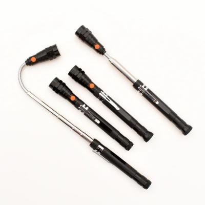 China Magnet 3 LED Magnetic Pickup Tool Telescoping Flexible Extensible LED Flashlights Mechanical for sale