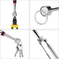 China Telescopic Magnetic Pen with Light Mini Portable Magnet Pick up Tool Extendable for sale