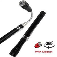 China 360 Degree Flexible LED Flashlight Magnetized Head Telescopic Pick-up Tool for sale