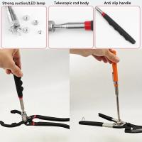 China 360 Degree Flexible LED Flashlight Magnetized Head Telescopic Pick-up Tool for sale