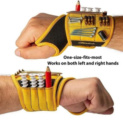 China Magnetic Wristband Tool Holder Belts with Strong Magnets for sale