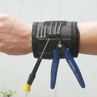 China Magnetic Strap Wristband Bag for Holding Tools for sale