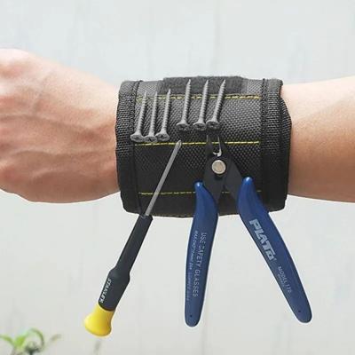 China Magnetic Strap Wristband Bag for Holding Tools for sale