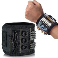 China Magnetic Wristband Neodymium Magnets Embedded Throughout Wristband for Holding Screws, Bits for sale