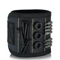 China Multi Functional Tool Bag Nylon Fabric Magnetic Wristband Tool Holder Tool Bag Electrician Storage for sale