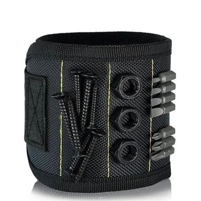 China Multi Functional Tool Bag Nylon Fabric Magnetic Wristband Tool Holder Tool Bag Electrician Storage for sale