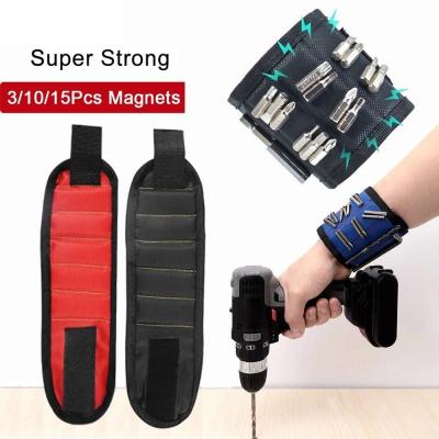 China Magnetic Wristband Tool Kit Strong Magnetic Wristband Tool Strap with Telescopic Pickup Tool for sale
