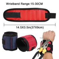 China Magnetic Wristband Tool Kit Strong Magnetic Wristband Tool Strap with Telescopic Pickup Tool for sale