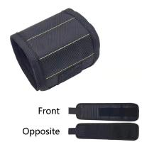 China Strong Magnetic Wrist Charged Woodworking Nail Suction Wristband with Nail Pickup for sale
